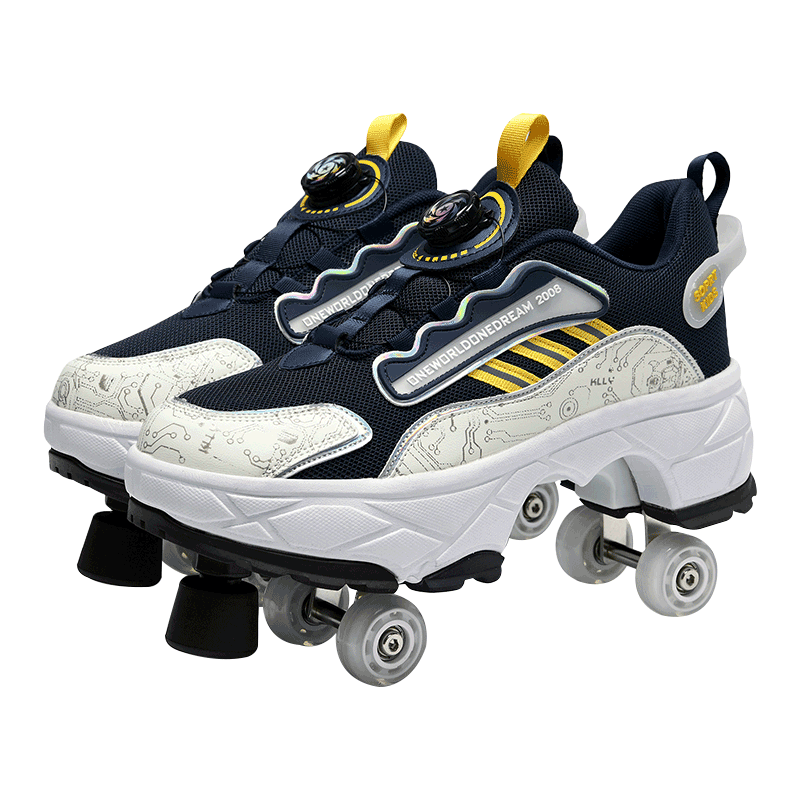 贵派仕暴走鞋男童女成人可收缩