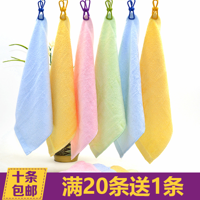 宝宝毛巾洗脸面巾吸水小方巾