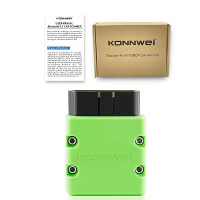 英文KW902蓝牙5.2 5.0 ELM327 OBD2汽车故障检测诊断diagnostic