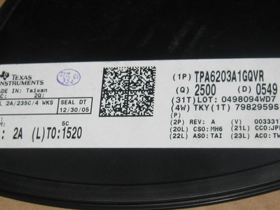 TPA6203A1GQVR TPA6203 实体店现货可含税