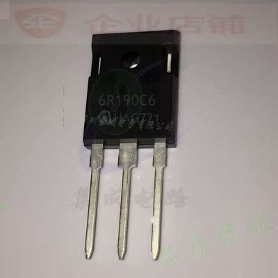 6R190C6  TO247全新现货  N-CH mos管  IPW60R190C6 可含税
