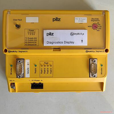 皮尔兹安全模块311055，二手拆机，功能包好，99新，(议价商品）