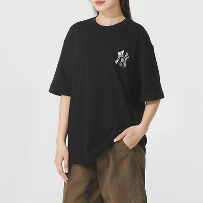 MLB美职棒男装女装 夏季运动短袖T恤圆领休闲透气半袖 3ATSB6353