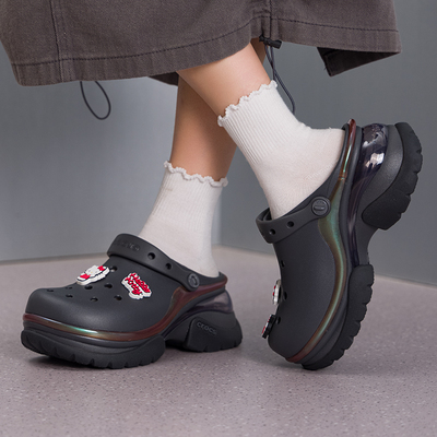 卡骆驰（CROCS）女鞋拖鞋 2026夏季新款复古ClogBAE小海豚洞洞鞋