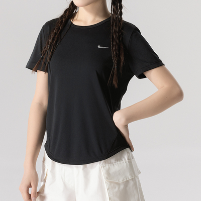耐克女装T恤2026夏新款跑步健身瑜伽训练短袖运动服HQ0649-010