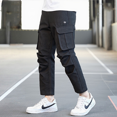 阿迪达斯三叶草男士裤子工装裤2026春季新款梭织运动休闲裤KR5043