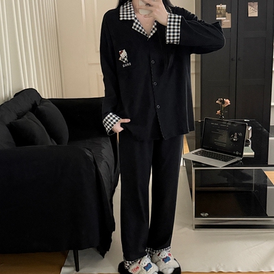 HelloKitty凯蒂猫睡衣女春秋季纯棉长袖长裤可爱卡通家居服套装