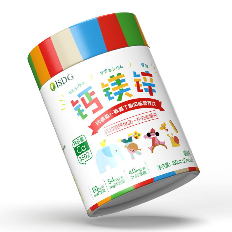 ISDG 钙镁锌γ-氨基丁酸风味能量饮桶装 30袋/桶