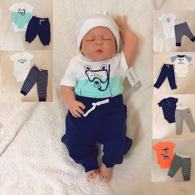 美国婴幼儿短袖裤子连体衣现货