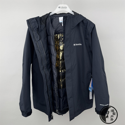 25秋冬新款Columbia哥伦比亚户外男士热能羽绒三合一冲锋衣XE5569