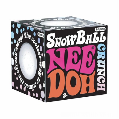 跨境新品 NeeDoh Snow Ball Crunch 雪球捏捏乐 解压玩具