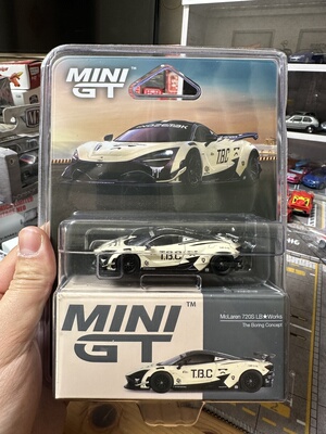 MINIGT 1083 迈凯伦720S TBC联名LB&Works，1/64合金挂卡款