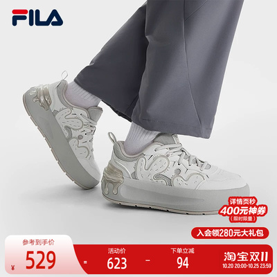 FILA 斐乐官方女鞋CACTI 摩登板鞋2025秋季新款仙掌鞋时尚休闲鞋