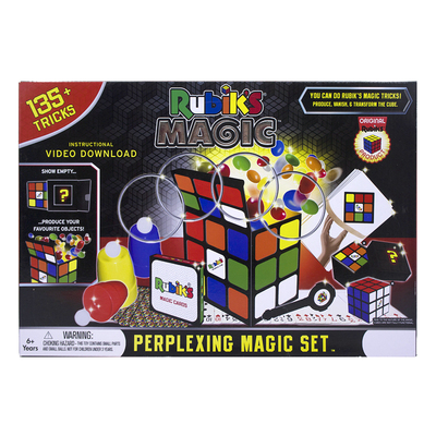 RUBIK'S PERPLEXING MAGIC SET儿童魔术道具魔幻集135种玩法