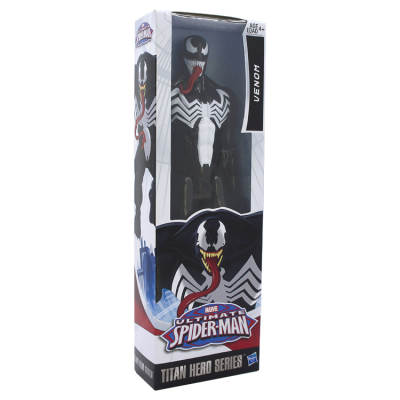 孩之宝MARVEL漫威毒液蜘蛛侠VENOM可动手办人偶TITAN HERO SERIES