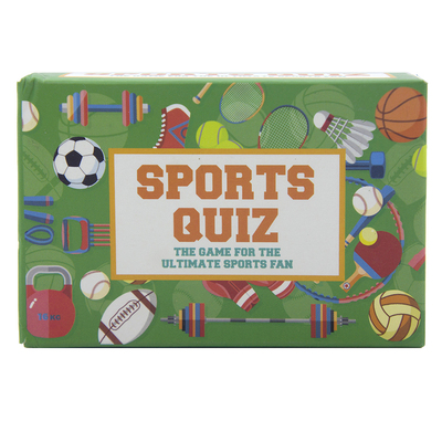 Sports Quiz 足球篮球羽毛球各类运动器具卡片认知儿童早教玩具