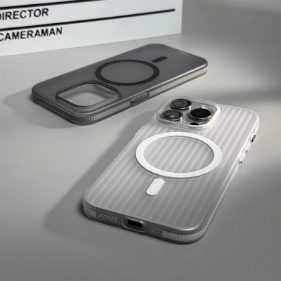 适用苹果15光栅硬壳简约