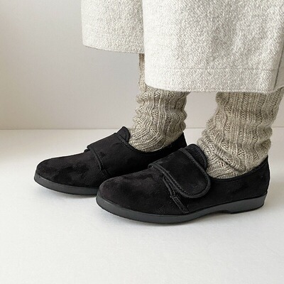 日本代购直邮La Cadena魔术贴低筒围巾鞋女西班牙制超细纤维