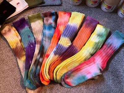 日本代购直邮decka Heavyweight Dyed日本制粗织混染复古袜子