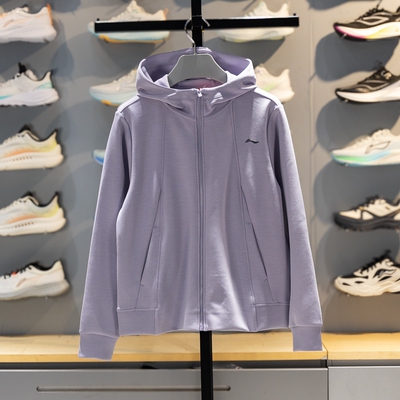 李宁健身系列宽松开衫运动服外套