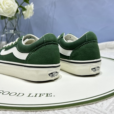 Vans Ward春秋潮流时尚穿搭活力绿男女同款休闲板鞋子VN0A3IUNDVS