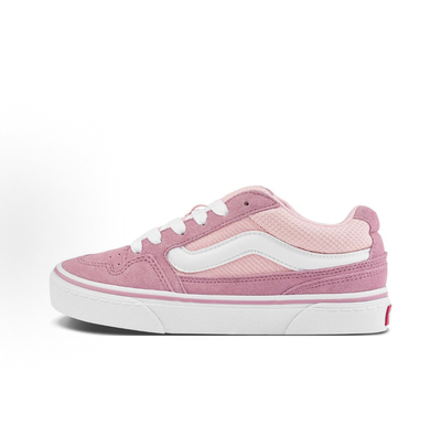 vans 春秋浅粉色新款百搭舒适男女同款休闲翻毛皮板鞋VN0007P9CL2