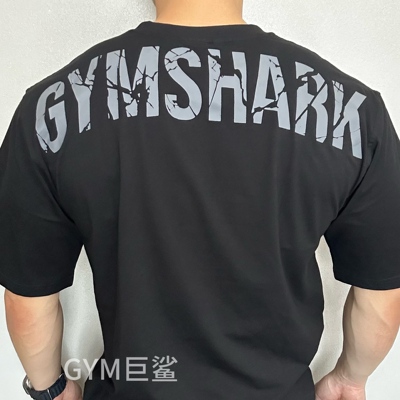 加减法同款GYM鲨鱼gymshark短袖健身美式半袖棉夏天运动男女T恤