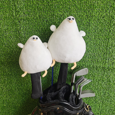 白白净净小海鸥高尔夫球杆套一号木帽套小白鸟小木杆套高尔夫用品