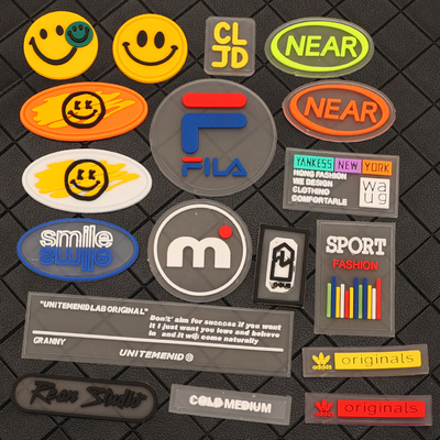 diy透明笑脸定制pvc软胶补丁贴