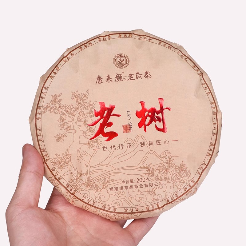 「老树」康来颜2012年福建明前春季茶饼福鼎白茶白牡丹200g
