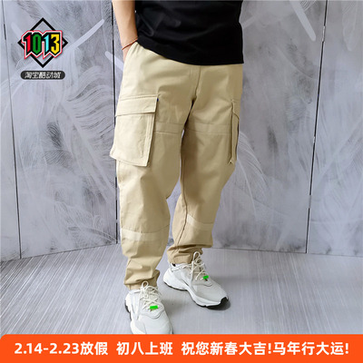阿迪达斯新款男款工装运动裤春秋