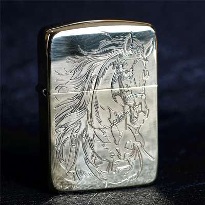 ZIPPO高档打火机纯铜男士限量版