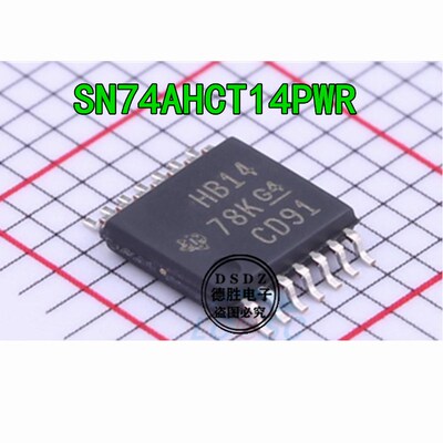SN74AHCT14PWR 丝印 HB14 逻辑芯片 TSSOP14 密脚贴片 全新原装