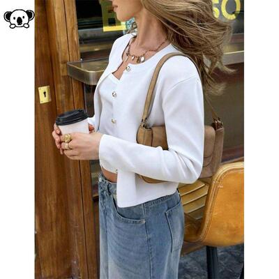 M 49422 Women Spring Knit Cardigan Casual Summer针织开衫