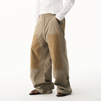 EXITMODE 26SS 撞色绗线伐木裤