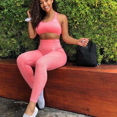 GYMSHARK健身裤高腰紧身运动提臀九分VITAL蜜桃臀运动裤正品清仓