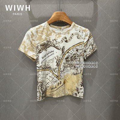 WIWH | 女装 正品实拍 设计师 26春季 印花 短袖 T恤  WHHT3E227