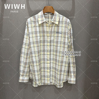 WIWH | 女装 正品实拍 品牌 26春装 格子  长袖衬衫 WHLC3E030