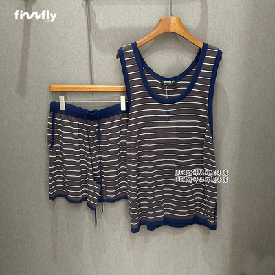 fizzfly |  正品专柜 设计师女装2026夏季新款 条纹背心+短裤套装