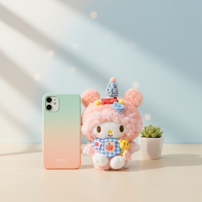 小羊鼻涕猪毛绒钥匙扣