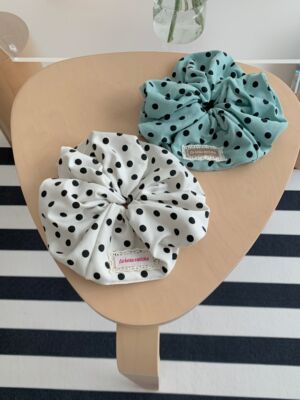 韩国东大门daigou earlobe欧尼同款新款时尚百搭波点大肠发圈发绳