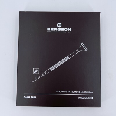 瑞士原装bergeon 30081-AC10螺丝批套装 10支装起子手表螺丝刀