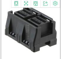 10120667-101LF FCI Mini-SAS HD 1x 2 直插压接式 HSIO 16P