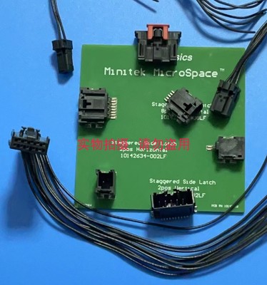 10155504-A004LF MicroSpaceXS 4P 1.27mm线对板 安费诺FCI连接