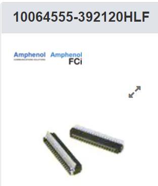 10064555-392120HLF FFC & FPC连接器 YLL-U HF FCI连接器
