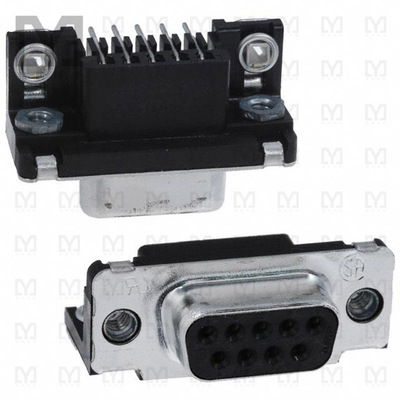 5747844-3【CONN D-SUB RCPT 9POS R/A SOLDER】