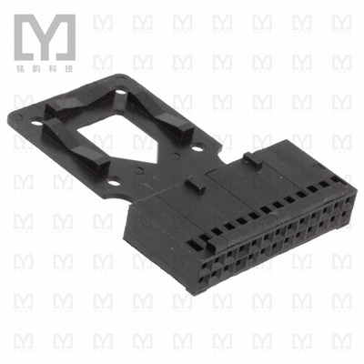 87733-4【CONN HOUSNG 26POS .100 POL W/STR】