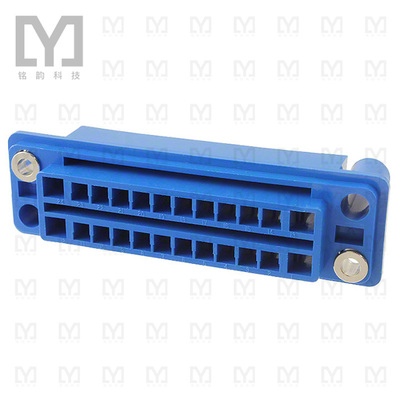 5172625-3【CONN RCPT HSG DRAWER 24POS BLUE】