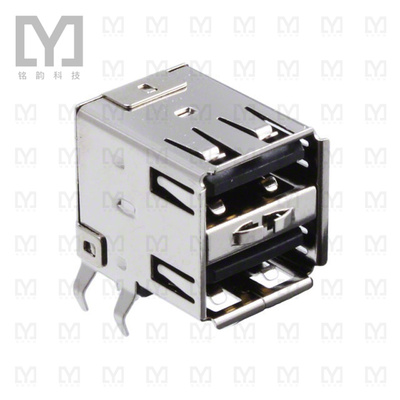 1001-004-01010【CONN RCPT USB1.1 TYPEA STACK R/A】