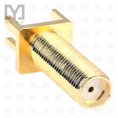 CONSMA003.062-L-G【CONN SMA RCPT STR 50OHM EDGE MNT】